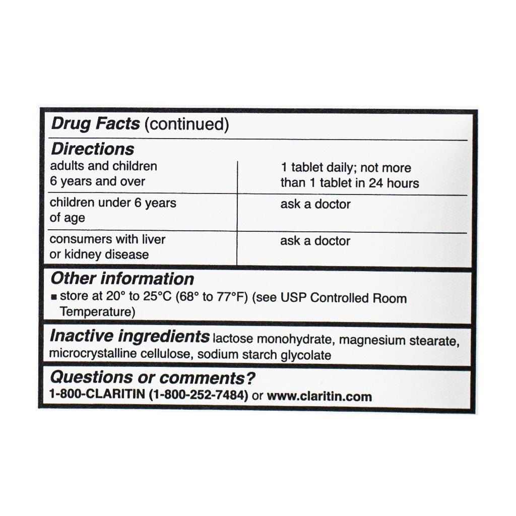 Wholesale Travel Size Claritin Allergy Non-Drowsy - Card of 1 – All ...