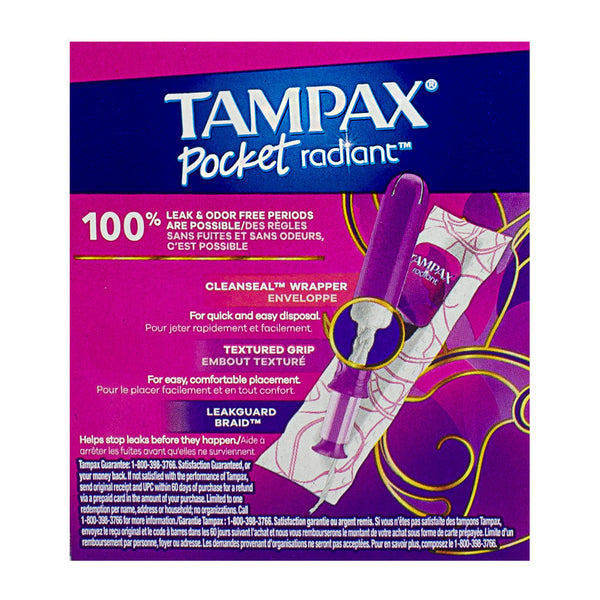 All Travel Sizes: Wholesale Tampax Pocket Radiant Tampons Super ...