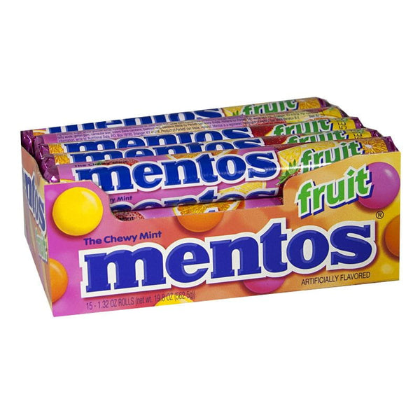 All Travel Sizes: Wholesale Travel Size Mentos Mixed Fruit - 1.32 oz ...