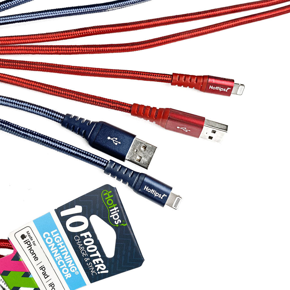 All Travel Sizes: Wholesale Hottips Braided Cable With Lightning ...