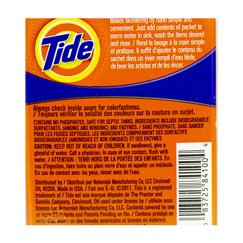 All Travel Sizes: Wholesale Travel Size Tide Sink Packets - Pack of 3 ...