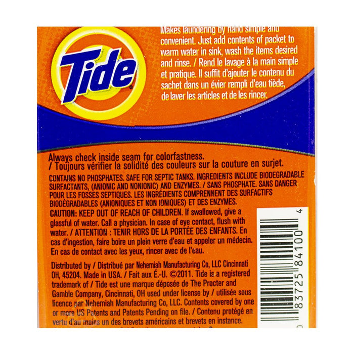 Wholesale Travel Size Tide Sink Packets - Pack of 3 – All Travel Sizes