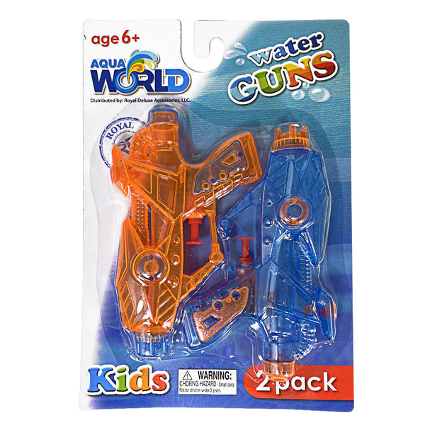 All Travel Sizes: Aqua World Water Guns - Pack of 2: Accessories